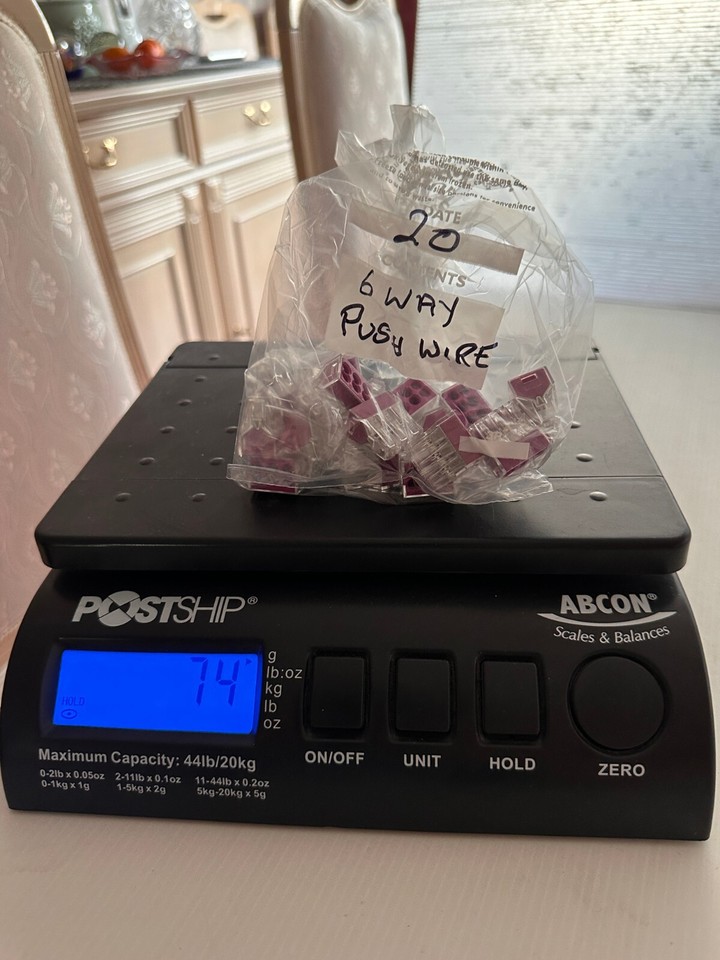 Bag of 20 push wire wagos 6 way 773-106 | eBay UK