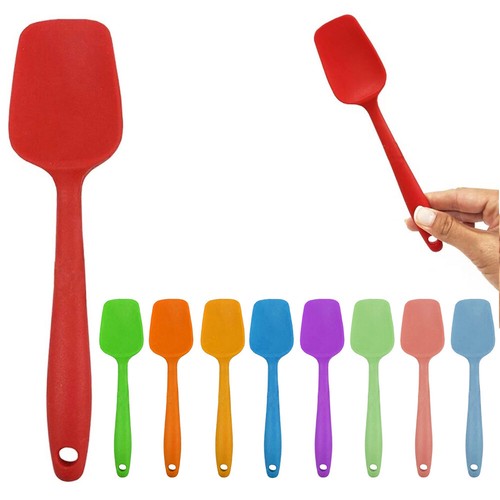 Silicone Spoonula Spatula 2-in-1Heat Resistant Non Stick Scraper ...