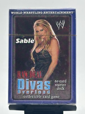 Raw Deal CCG Divas Overload Sable Starter Deck Brand New Factory Sealed ...