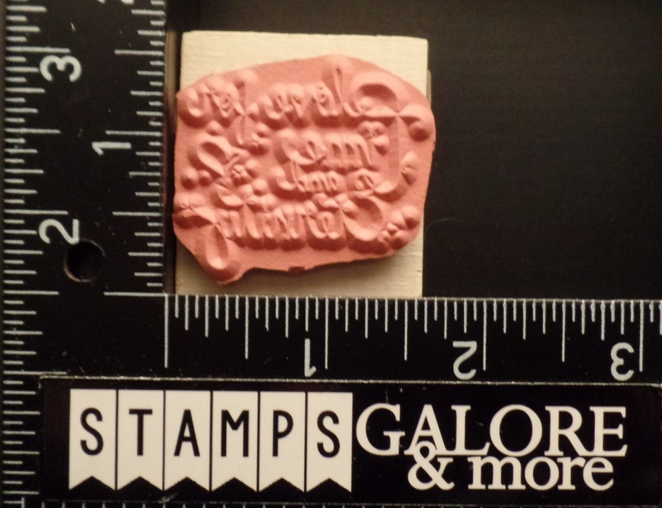 Hooks Lines & Inkers Rubber Stamps LOVE FOR TIME & ETENITY HEARTS #T50 ...