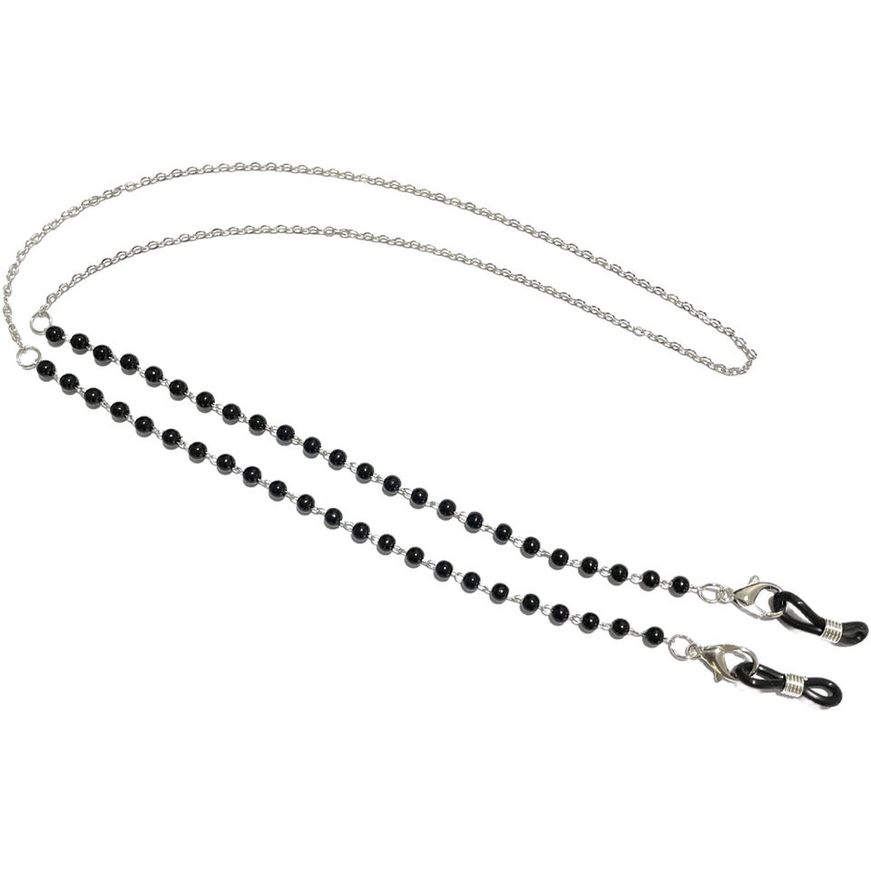 long lasting eyeglass chain with pearl design and secure non slip ...