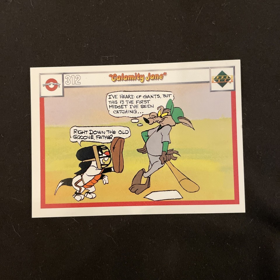 1990 Upper Deck Looney Tunes Calamity Jane Card #312 & 321 RARE Double ...
