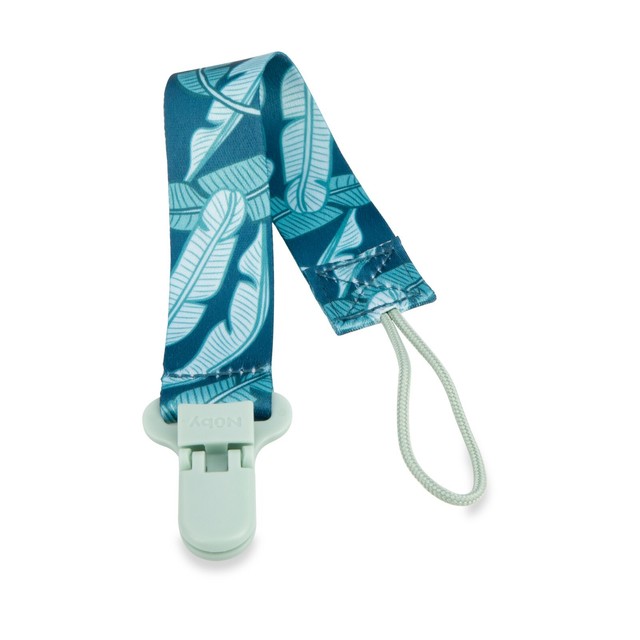 Baby Boy 2 Nuby Pacifier Clips Spaceships & Aliens Paci-finder Cloth ...