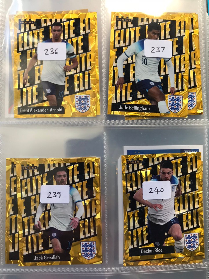 Panini England 2024 Tournament Stickers - Choose The Numbers You Need ...