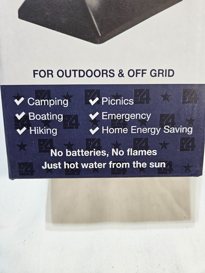 4Patriots Sun Kettle Solar Boil Water No Fuel Flames Batteries Off Grid ...
