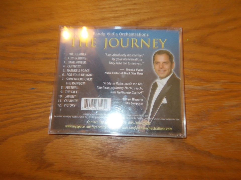 RANDY VILD'S ORCHESTRATIONS CD THE JOURNEY BRAND NEW SEALED J ...