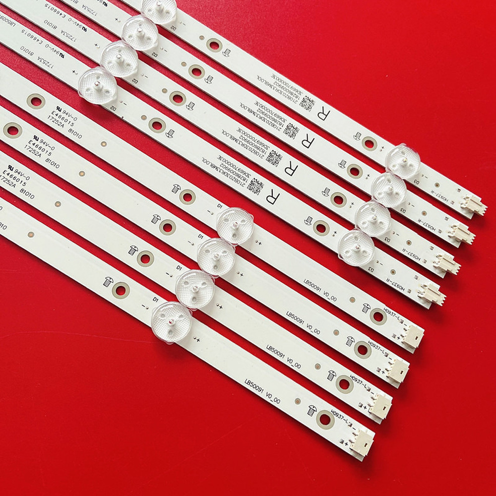 8PCS LED Backlight Strips for Sharp LC-50LB601U LB50091 Insignia NS ...