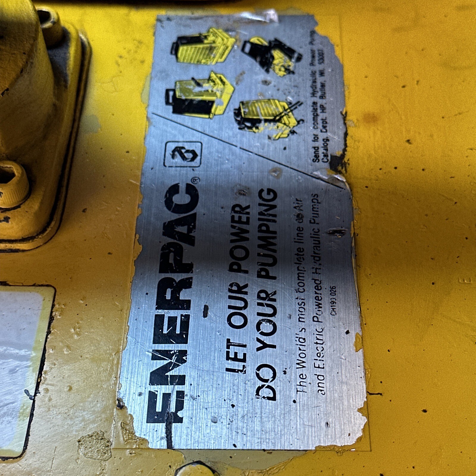 ENERPAC P462 Two Speed ULTIMA Steel Hydraulic Hand Pump 453 in3 Usable ...