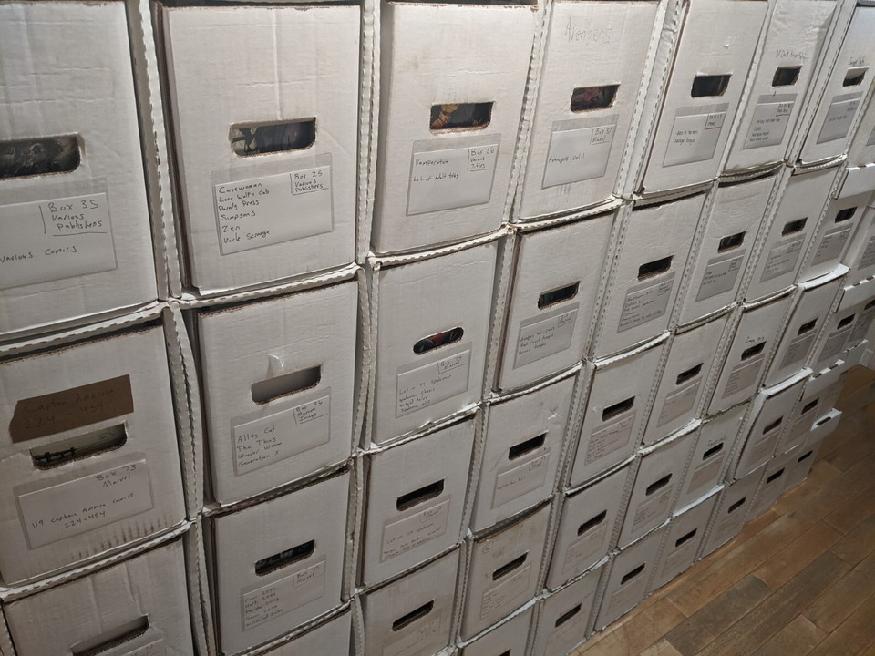 HUGE short box COMIC BOOK Collection - Marvel, DC and Indie Full runs ...