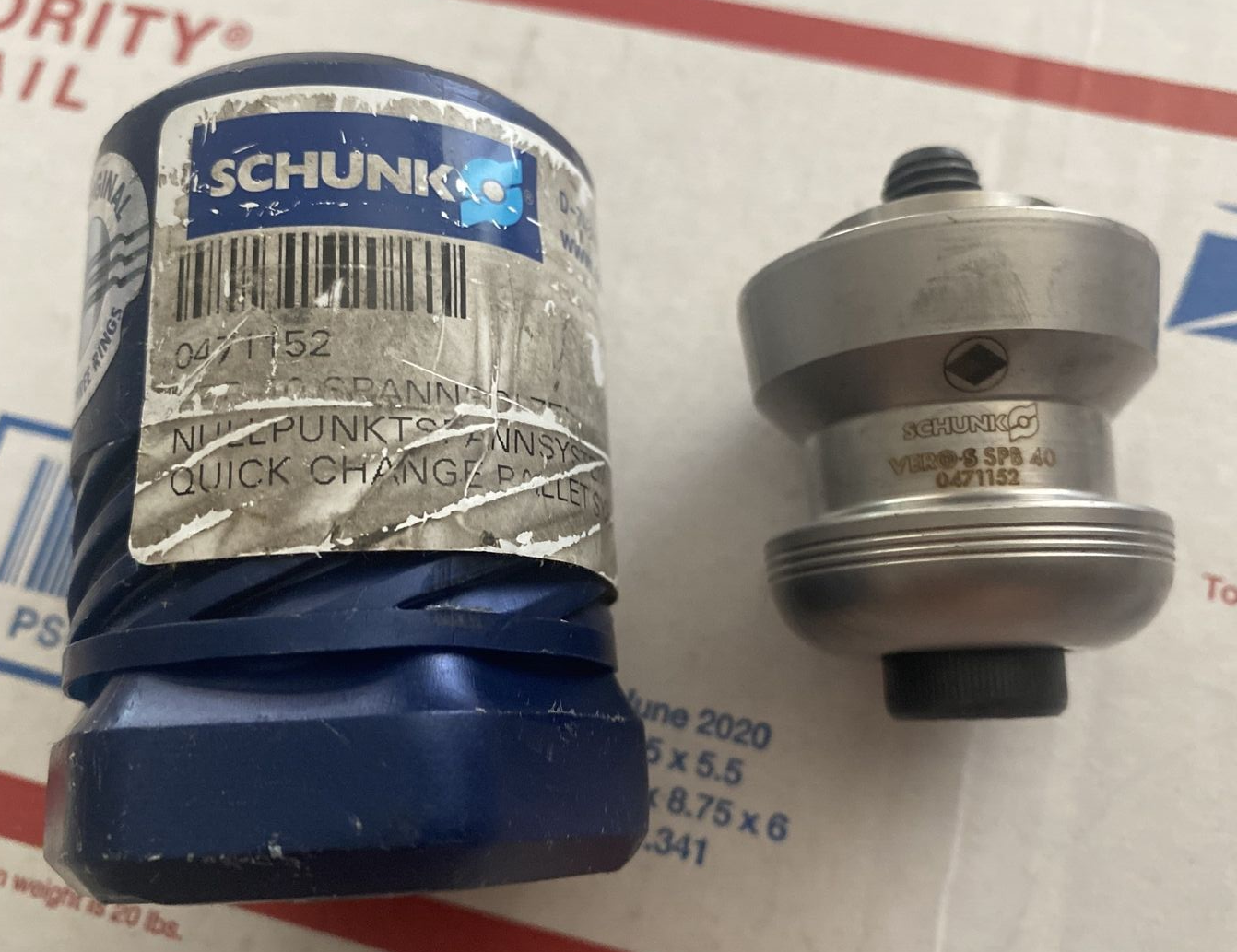 Schunk Positioning/Clamping 0471152 Pin for M10 Screws Stainless Steel ...