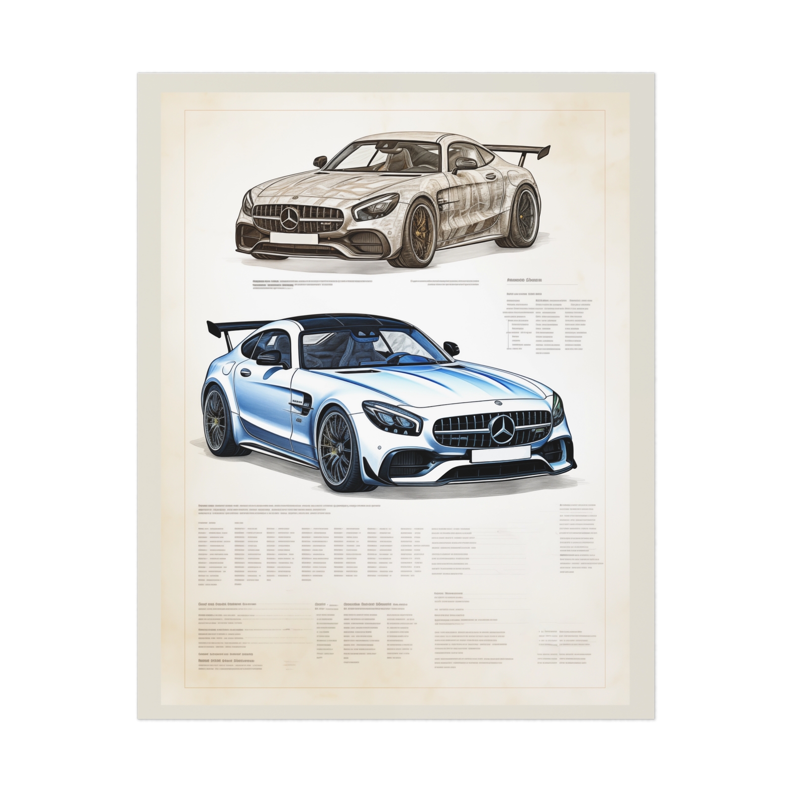 Mercedes Benz AMG Poster- Mercedes Benz AMG Wall Art, Mercedes Benz amg ...