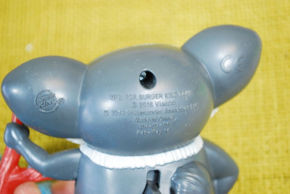 2016 KUNG FU PANDA FIGURE "MASTER SHIFU" MONKEY WITH STICK FOR BURGER ...