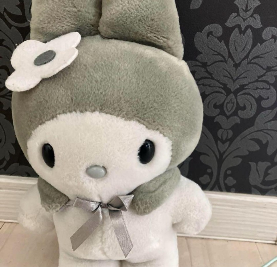 My Melody Plush Toy Rare 1999 Gray Anime Character Collectible Used 66p ...