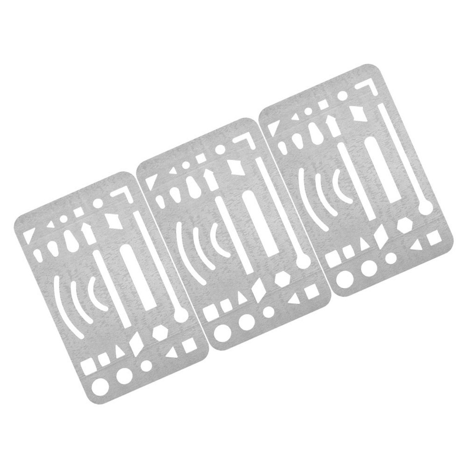 3 Pcs Eraser Shield Template Erasing for Craft Drawing Drafting Tools ...