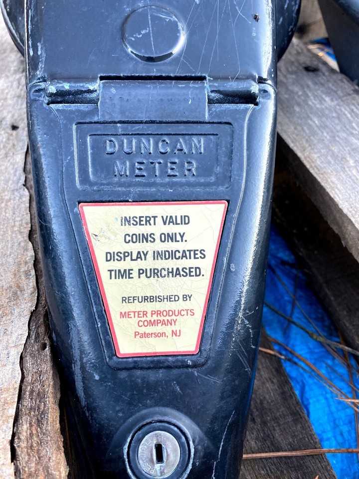 Vintage Duncan Parking Meter w/ key, Working, Duncan 60 Unrestored | eBay