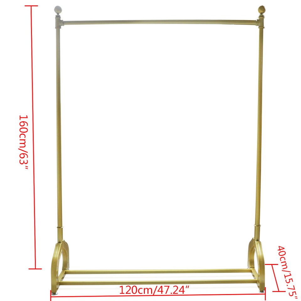 Retail Clothes Store Clothing Hanging Shelf Rack Garment Hanger Display ...