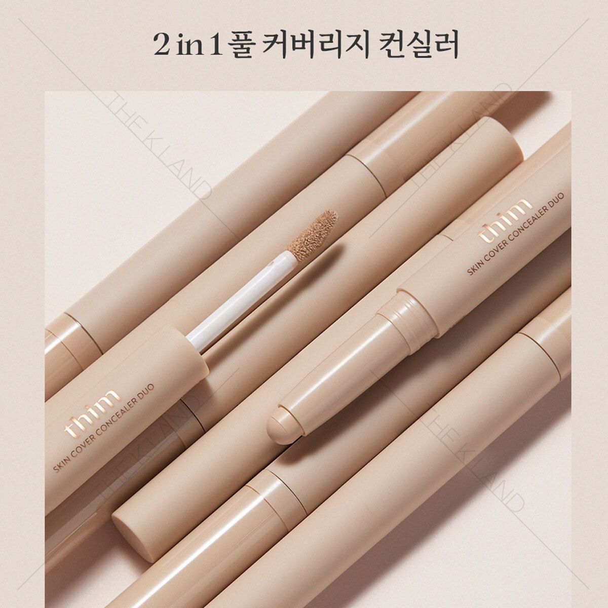 THIM Skin Cover Concealer Duo ( Stick 1.3g + Liquid 5g ) 3 colors K ...
