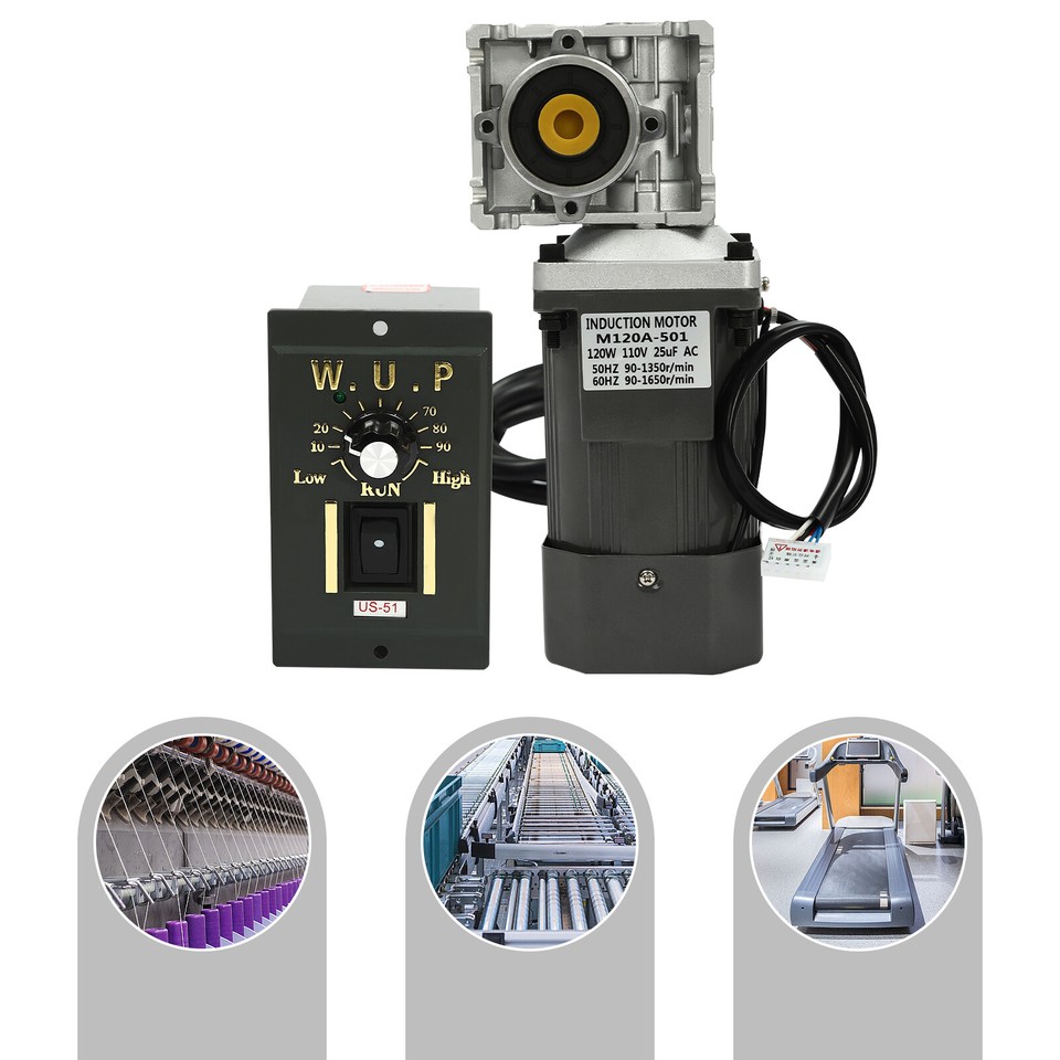 1: 80 Reduction Motor Electric Motor Speed Gear Speed Controller Kit ...