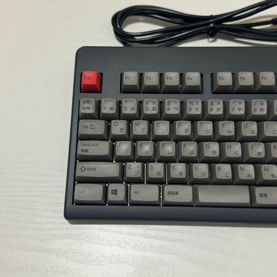 TOPRE REALFORCE ZH0400 Japanese layout 108 keys Wired Keyboard 108UG ...