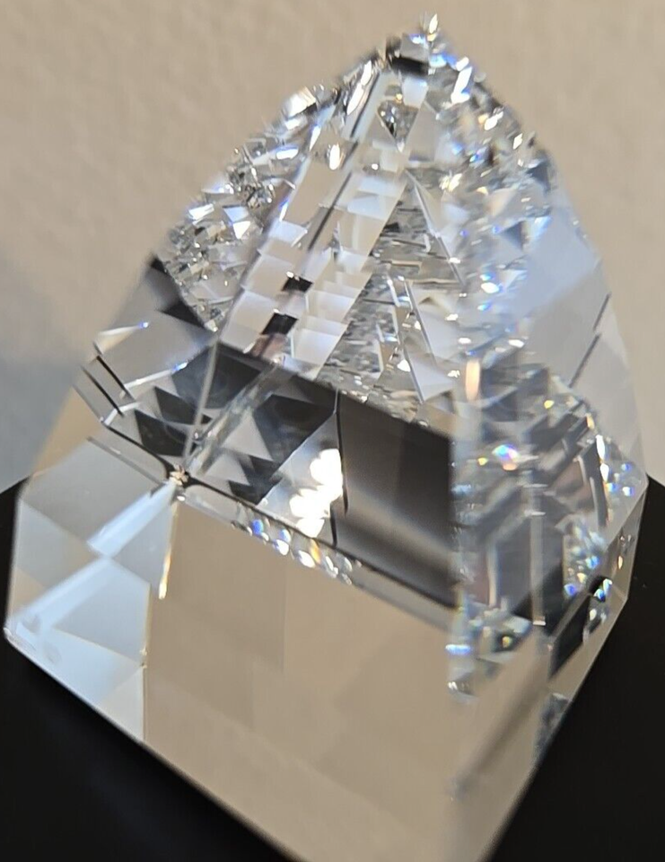 Swarovski Crystal Pyramid Paperweight 2.5" | eBay