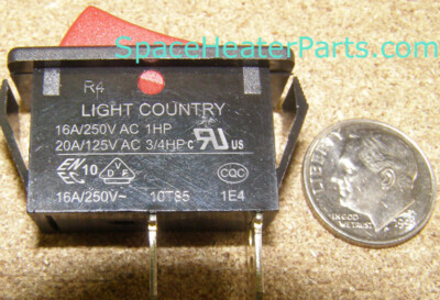 2201549 Power Switch Dyna Glo & Thermoheat RMC-FA150NGDGD | eBay