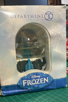 Department 56 - Frozen Elsa Snow Globe [ Broken ] - 2015 Disney | eBay
