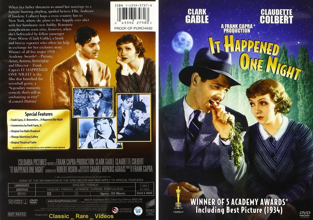 It Happened One Night Dvd