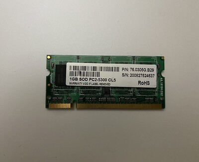 1GB PC2-5300 DDR2 667Mhz 200 Pin SODIMM Notebook RAM | eBay