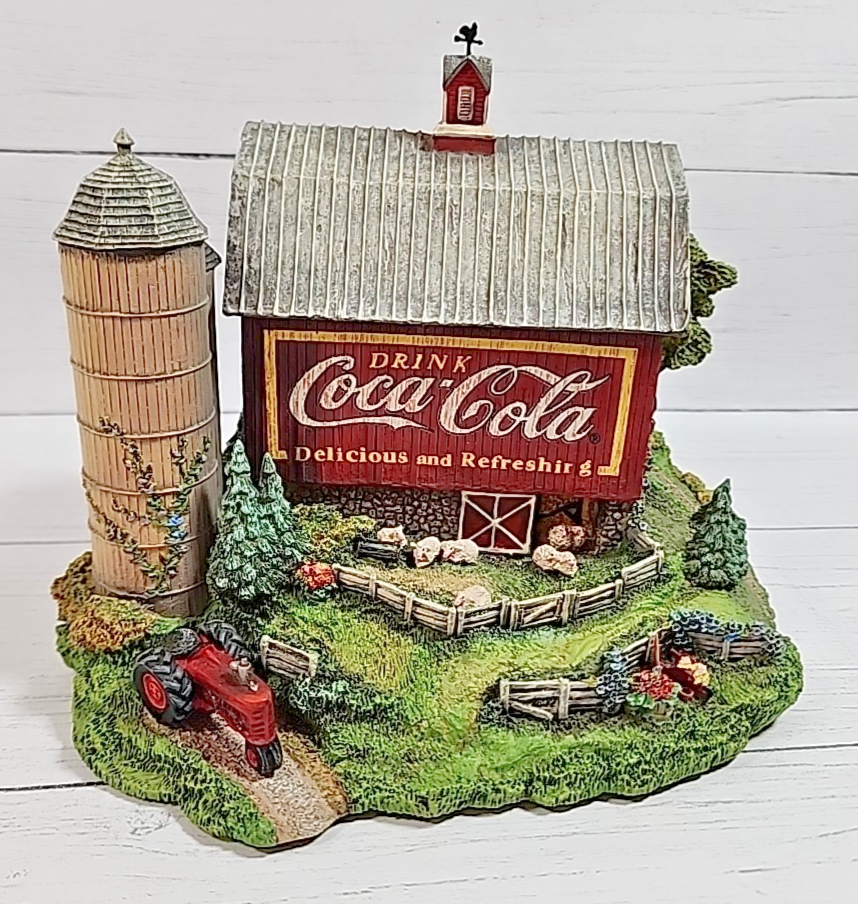2001 Coca-Cola "Rural Refreshment" Barn The Franklin Mint Collection ...