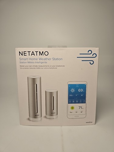 Netatmo Smart Home Weather Station - Real Time Indoor/ Outdoor Data | eBay