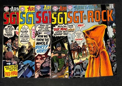 Our Army at War #211 through 215 Pied Piper of Peril Lot X5 (CZ) 153 | eBay