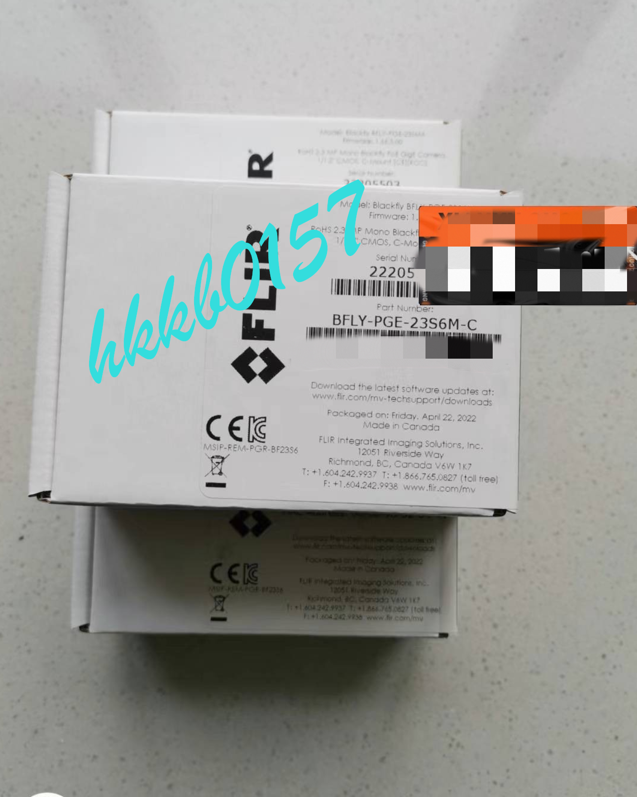 BFLY-PGE-23S6M-C FLIR Industrial Camera Brand new Fast delivery DHL ...