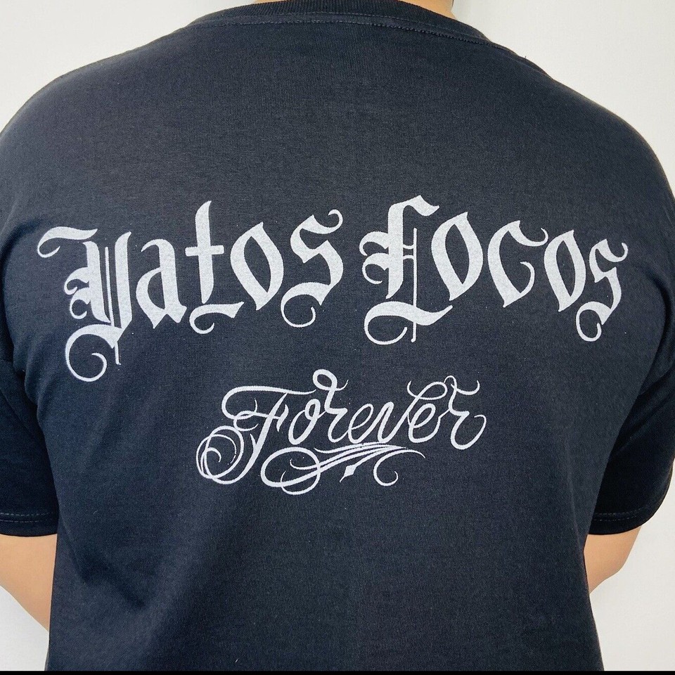 Vatos Locos Forever Sangre por Sangre Playera Dragon's Fire Black T ...