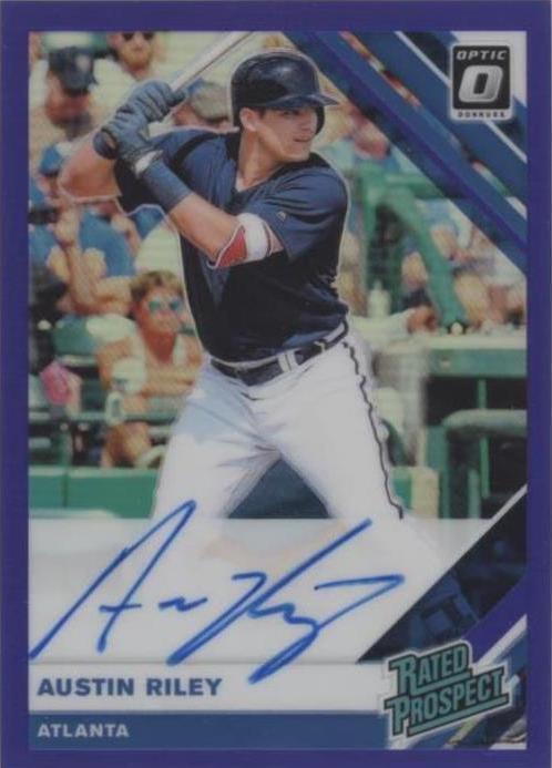 2019 Panini Donruss Optic - Rated Prospects Signatures Austin Riley # ...
