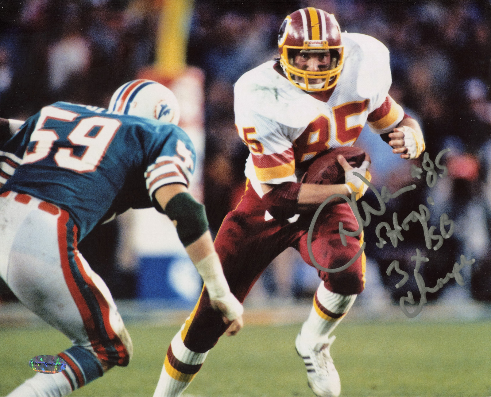 Don Donnie Warren Autographed 8x10 Washington Redskins Hogs & Super ...