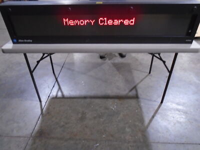 ALLEN BRADLEY 2706-P74CN2 SERIES B INVIEW MESSAGE DISPLAY 1 TO 4 LINE ...