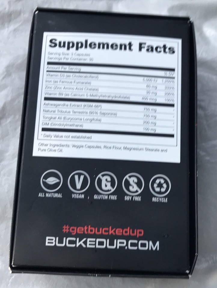 Bucked up Rut 90 Capsules Exp 09/2025 | eBay