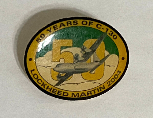 Lockheed Martin 50 Years of C-130 Lapel Pin, 2004 | eBay