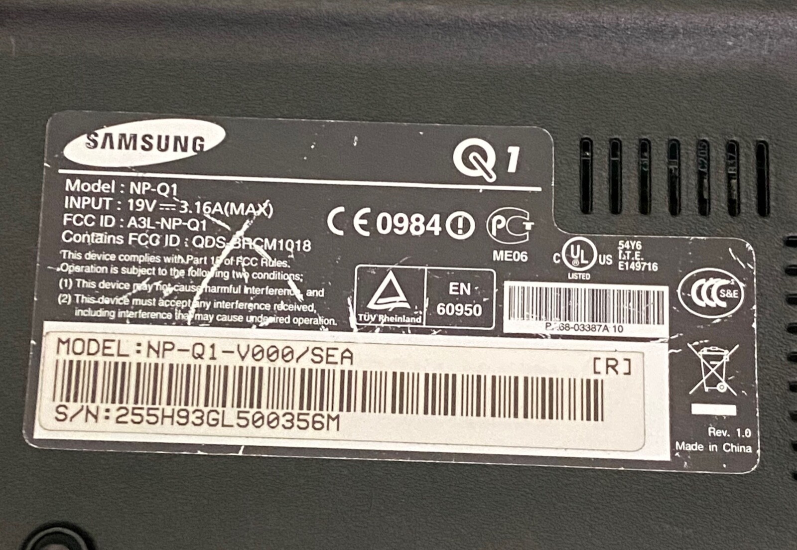 Samsung NP-Q1 Ultra Handheld Computer___PLEASE READ!!!! | eBay