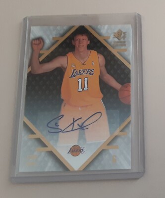 COBY KARL 2007-08 UPPER DECK NBA SP ROOKIE EDITION AUTO #1O4 LOS ...