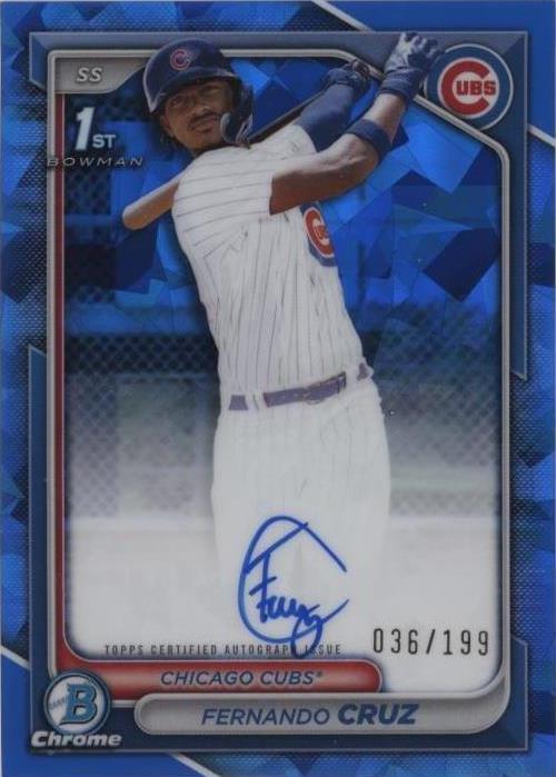 2024 Bowman Chrome Sapphire Edition - Prospects Autographs Fernando ...
