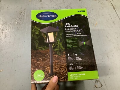 Harbor Breeze Low Voltage LED Path Light Textured Bronze Finish 3000K ...