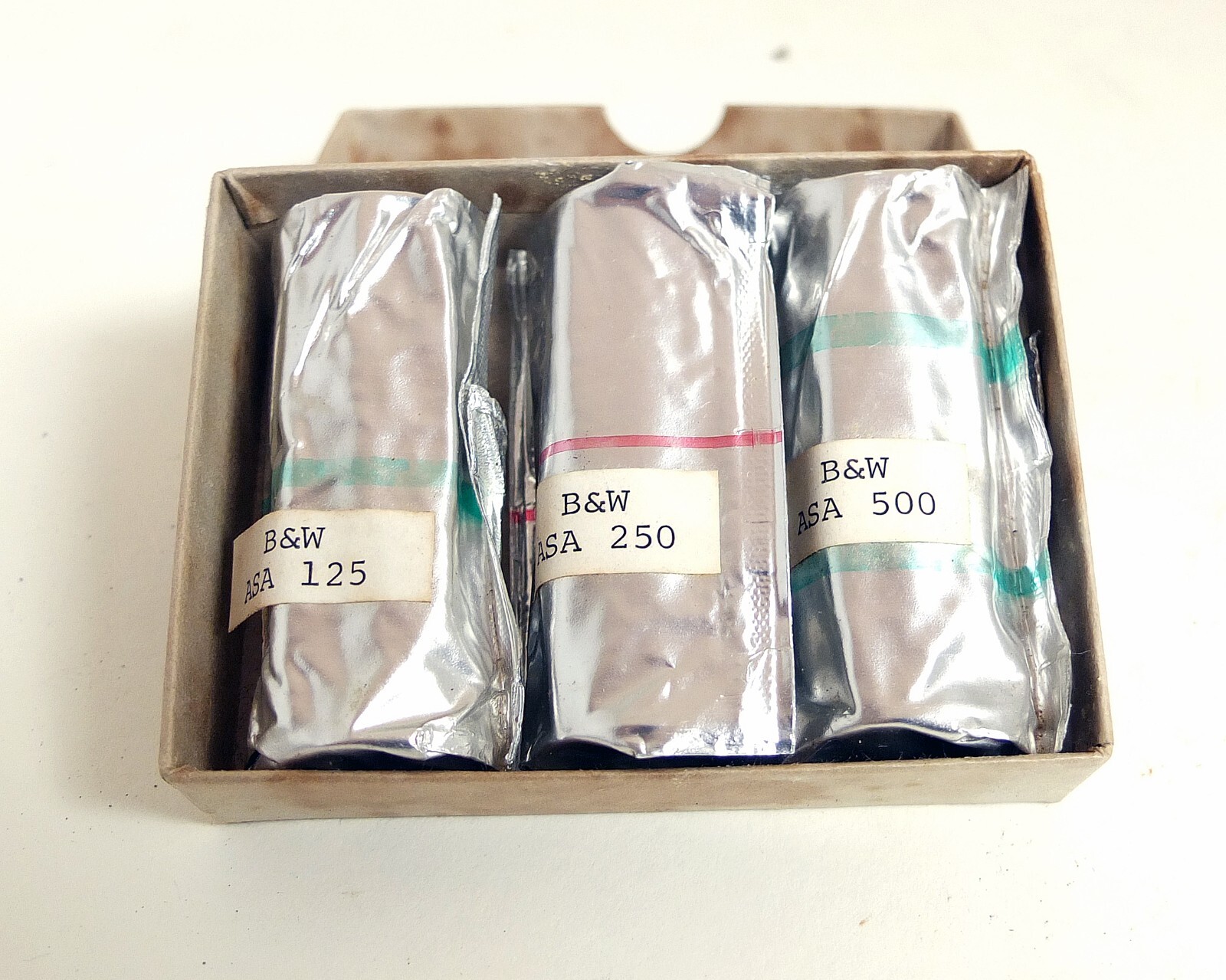 GAF Sample Black & White Film 125asa 250asa 500asa 120 Film NEW Expired ...