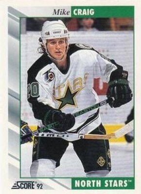#271 Mike Craig - Minnesota North Stars - 1992-93 Score USA Hockey | eBay