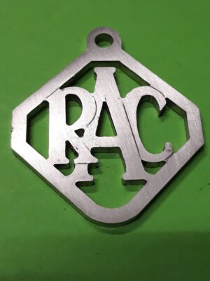 RAC Badge Royal Automobile Club Logo Stainless Key Ring Christmas Tree ...