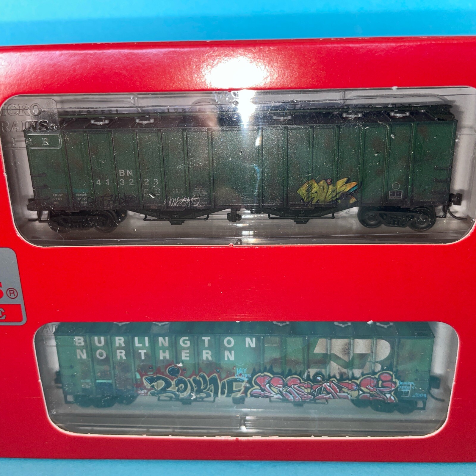 Micro Trains New! N-Scale BN 2-Pack Weathered | eBay