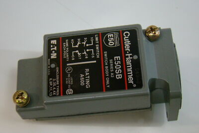 Cutler Hammer Limit Switch Body E50SB | eBay