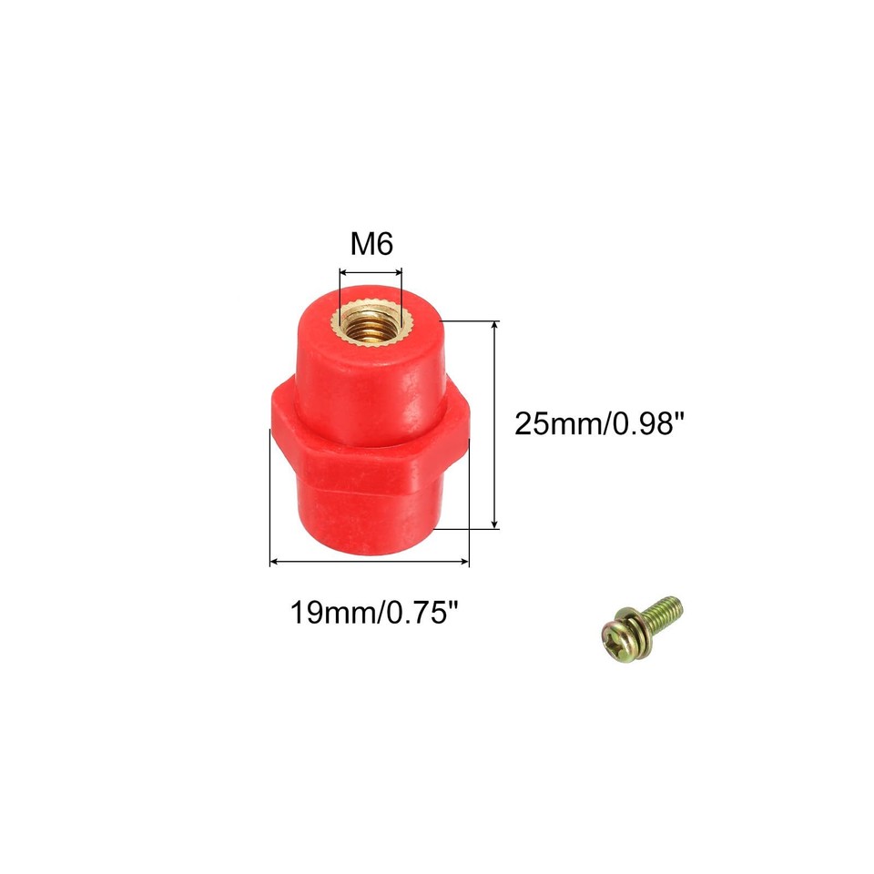Insulator 4pcs SM25 19x25mm High-Strength Polyester Standoff Insulators ...