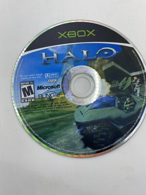 Halo 1 Combat Evolved Microsoft Original Xbox 2001 Video Game DISC ONLY ...