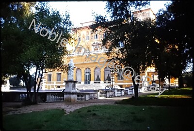 1962 Via Borghese Exterior Street View Rome Kodachrome 35mm Slide | eBay